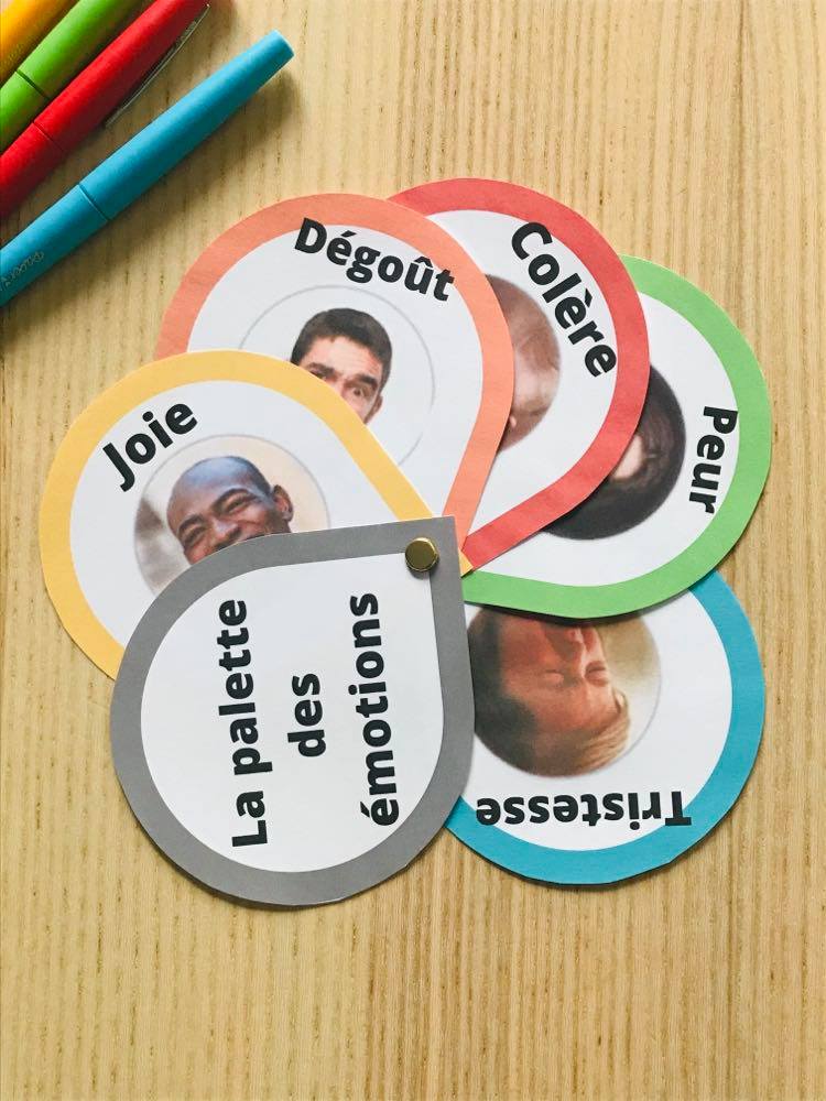 Activité sur les émotions pour enfant facile à faire - Kreakids