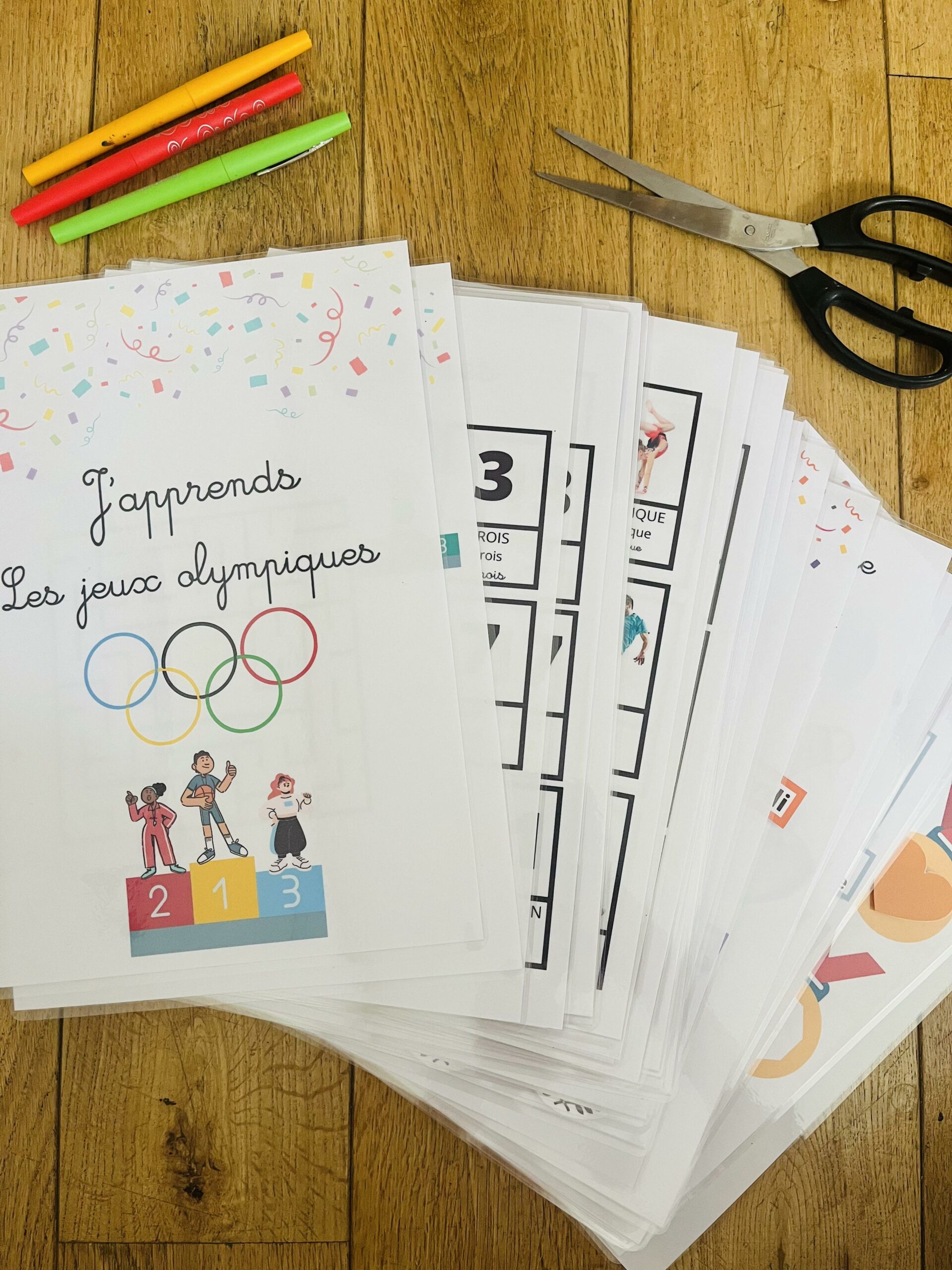 PDF Cahier d'activités jeux olympiques à imprimer - Kreakids