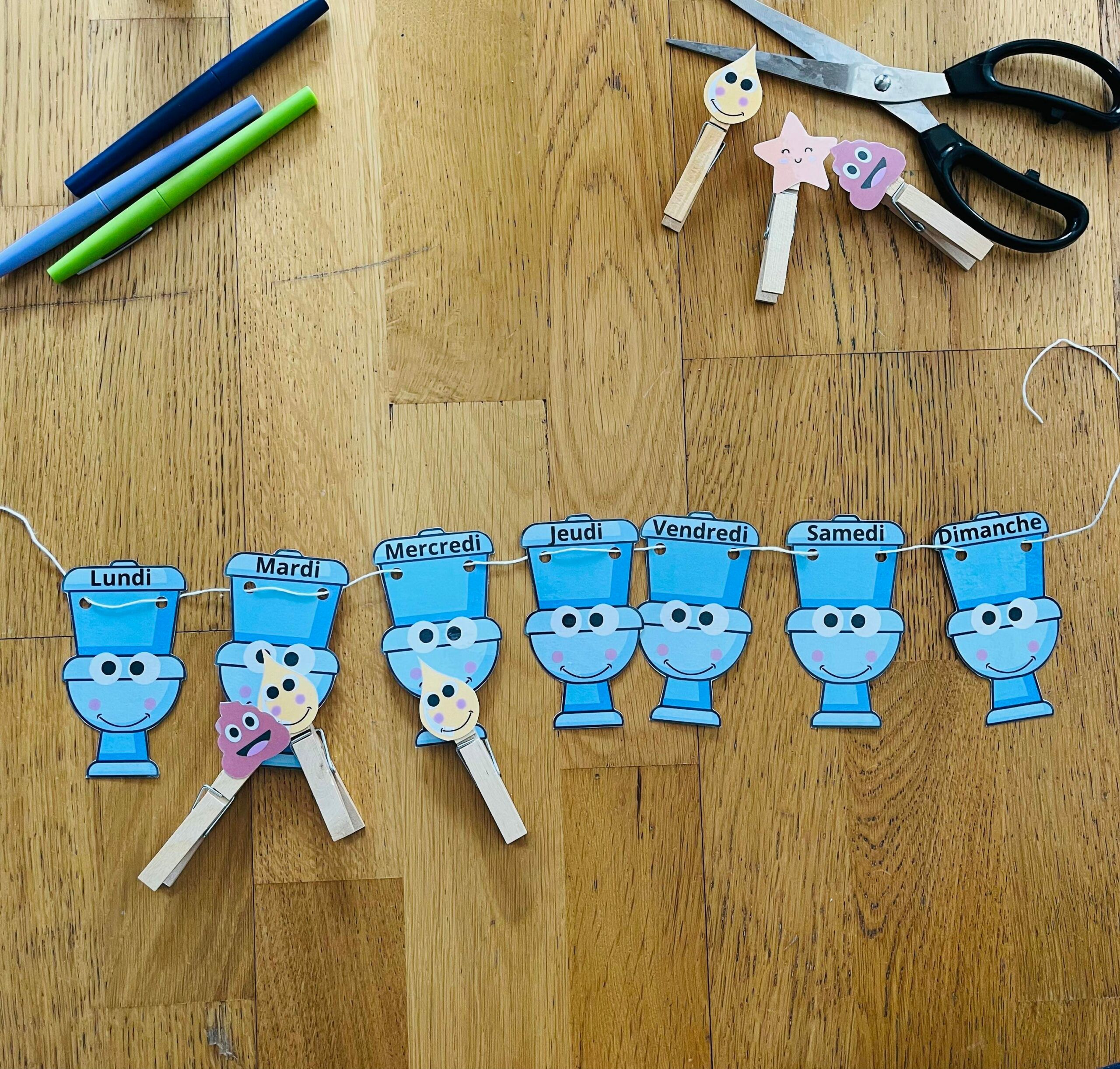 Tableau de propreté gratuit pour enfant - Kreakids