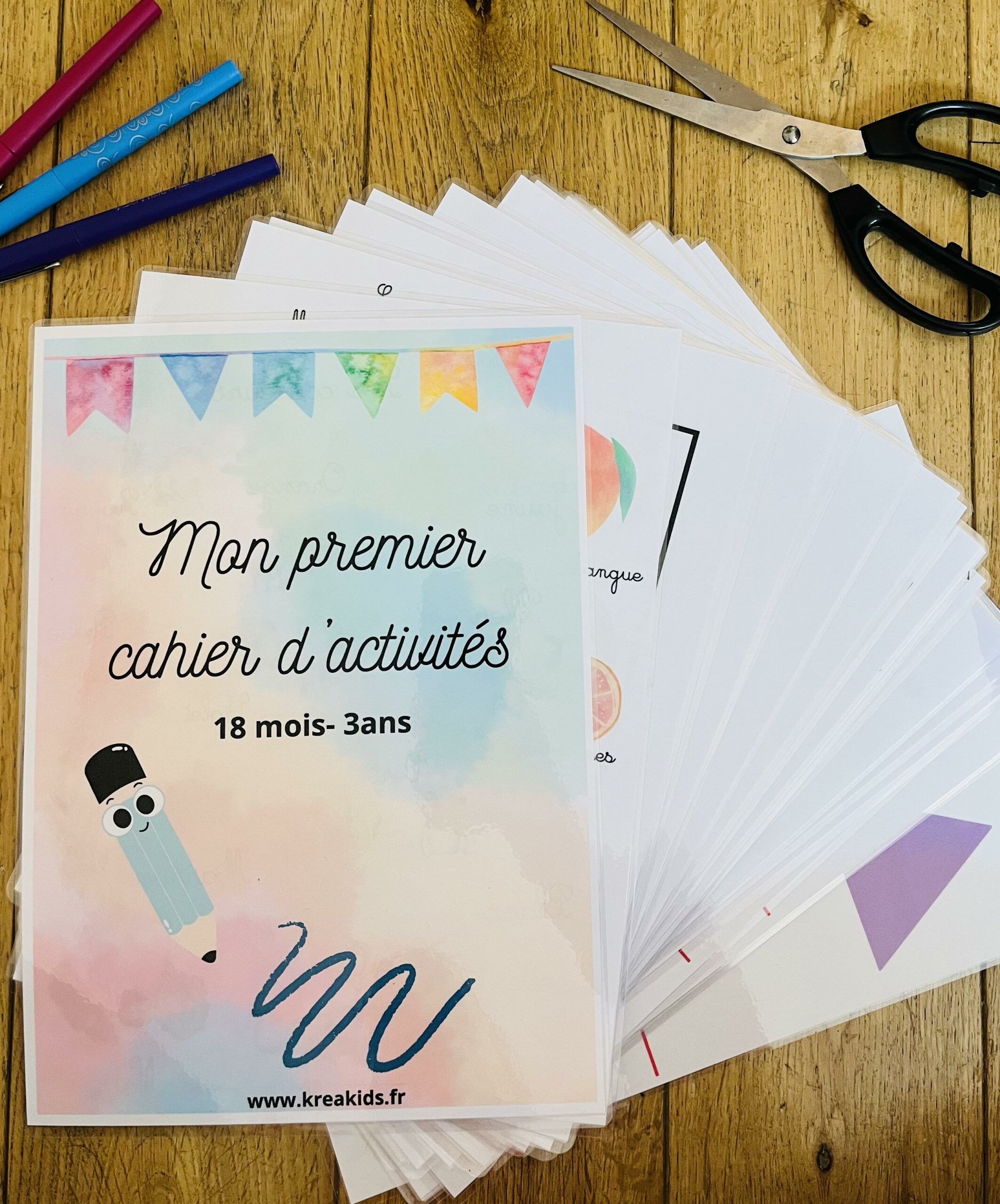 PDF Cahier d'activités pour les 18 mois et plus à imprimer - Kreakids