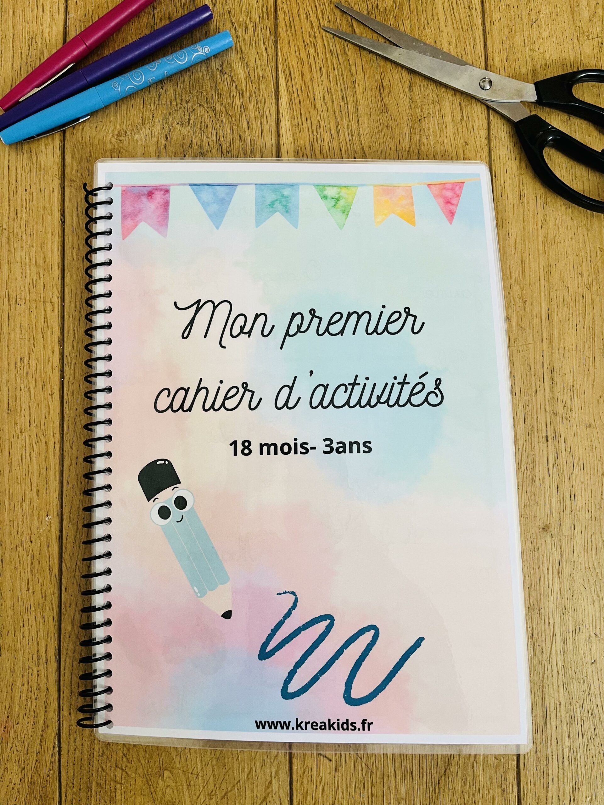 Cahier d'activités pour les 18 mois et plus prêt à l'emploi - Kreakids
