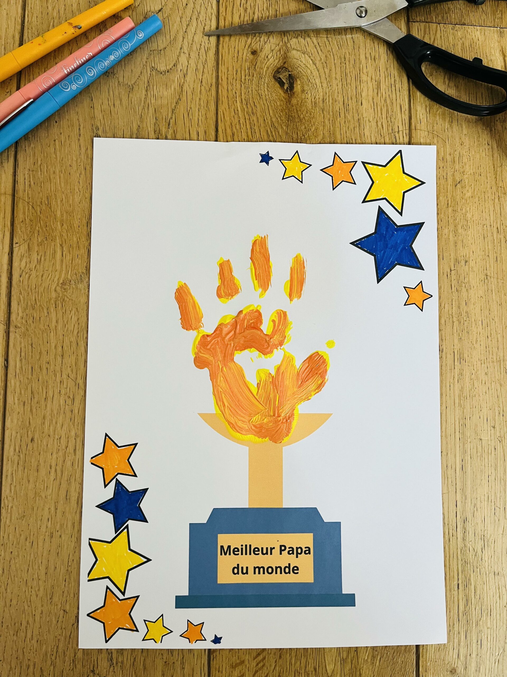 Activité fête des pères facile - Kreakids