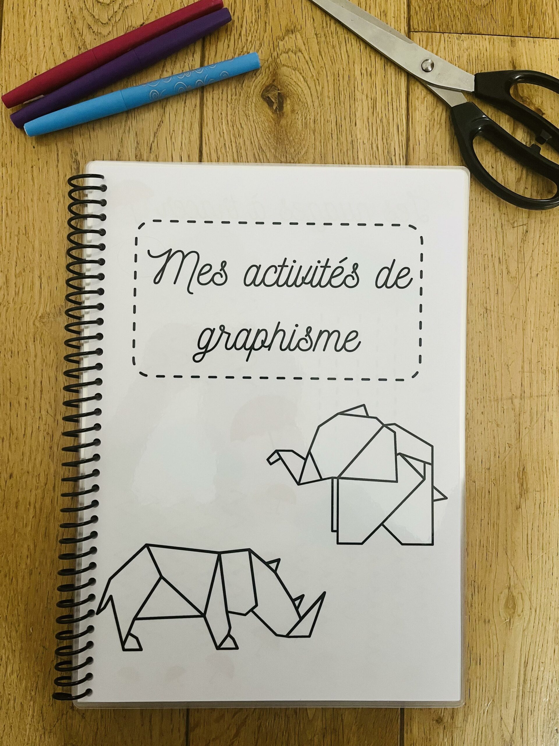 Cahier de graphisme réutilisable pour enfant - Kreakids