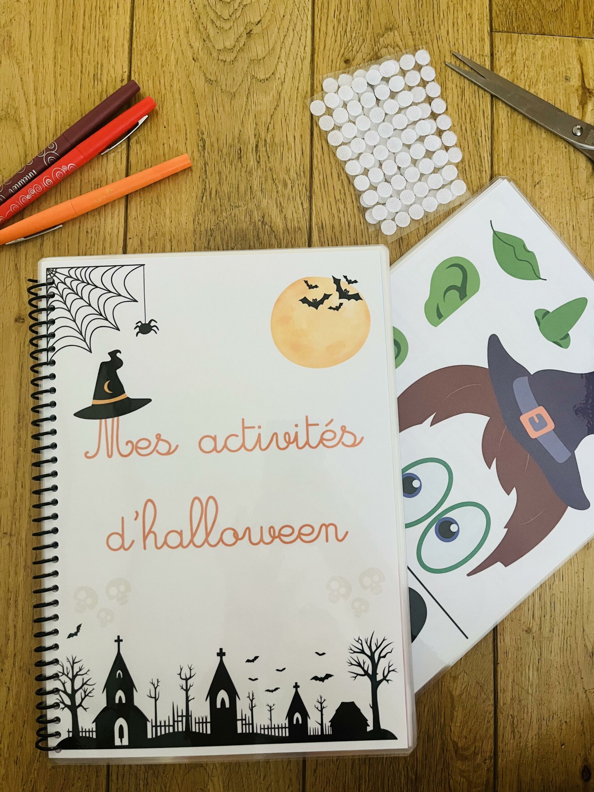 Cahier d'activités halloween à découper - Kreakids