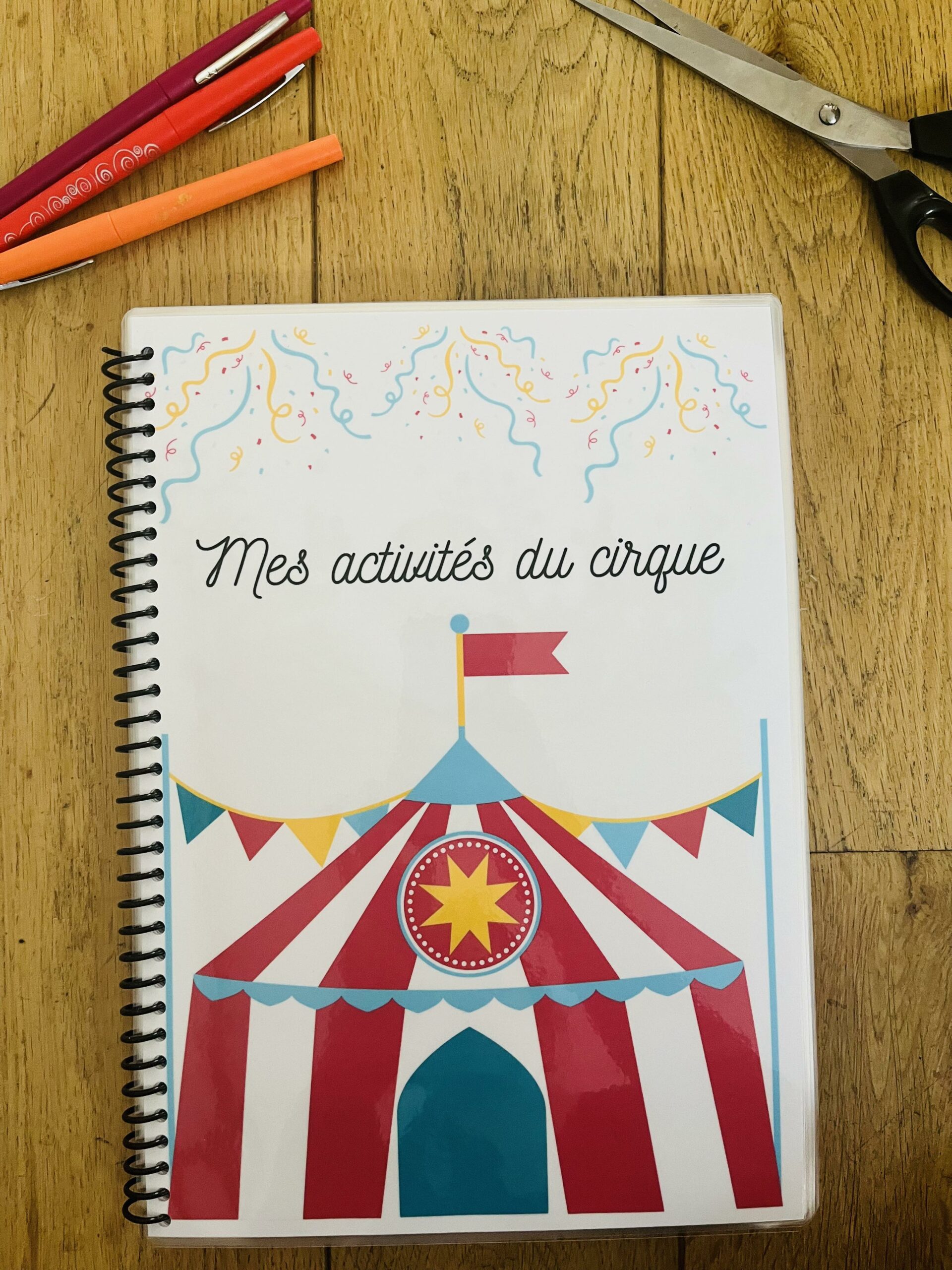 Cahier d'activités niveau primaire sur le cirque - Kreakids