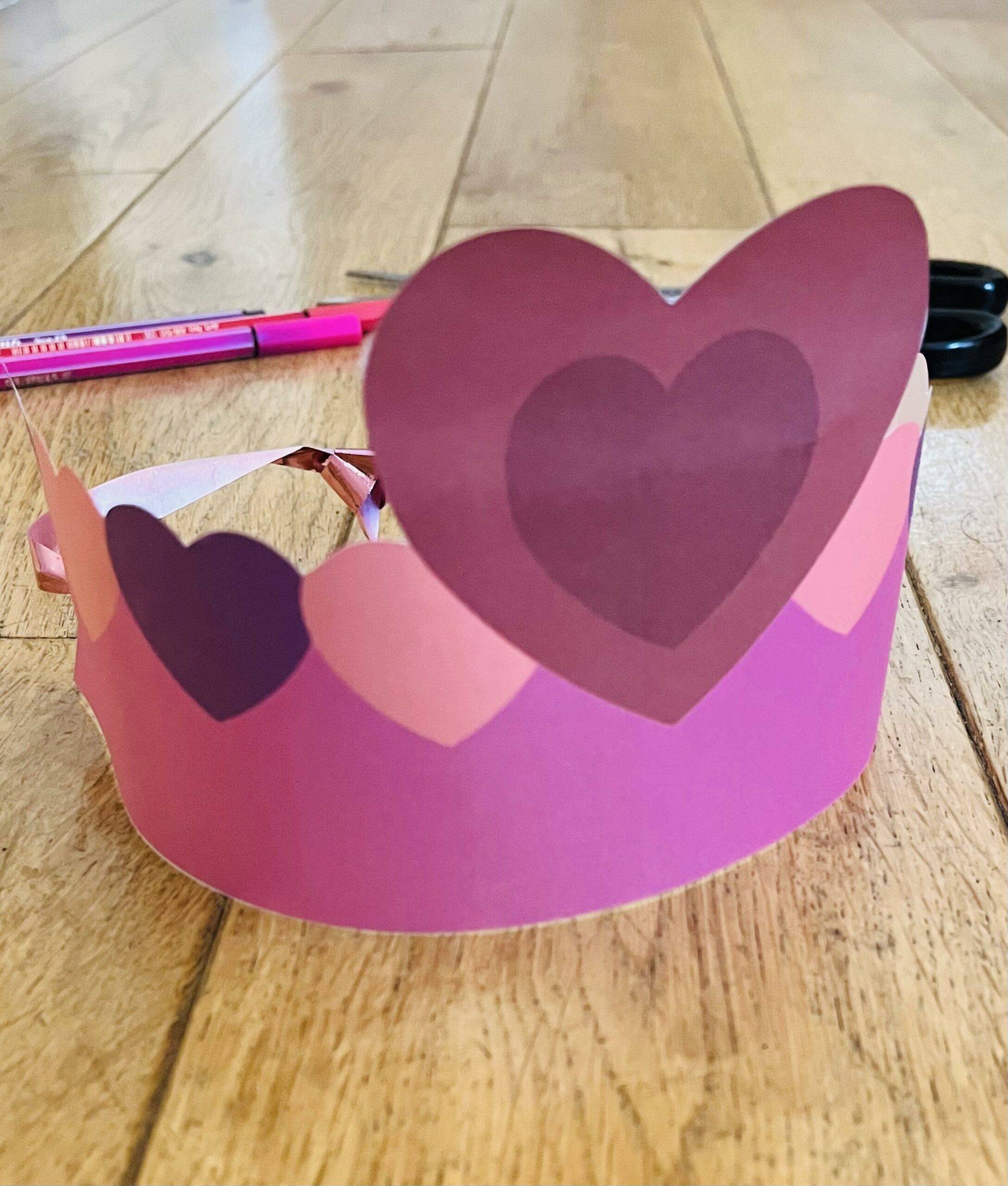 Couronne de saint valentin pour enfant - Kreakids