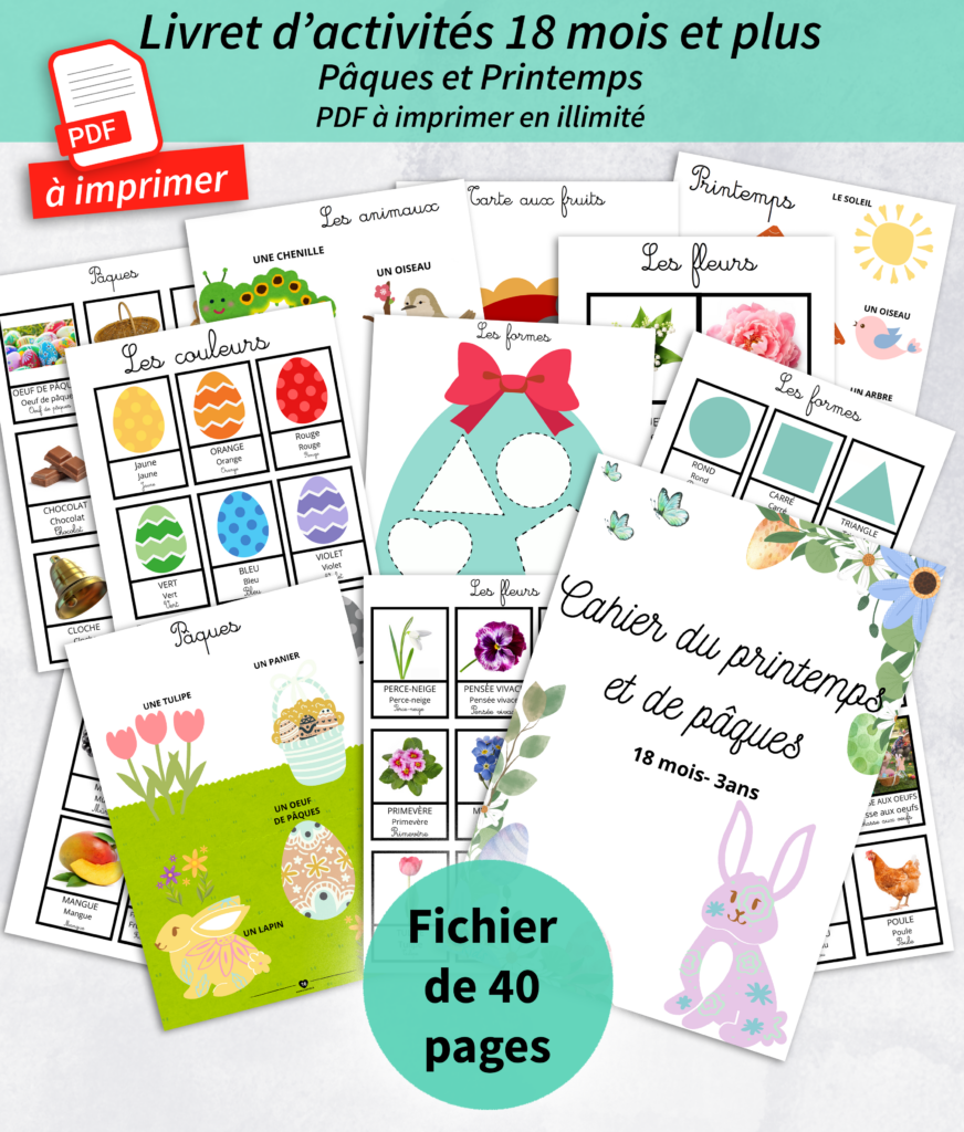 PDF Livret d'activités pâques 18 mois et plus - Kreakids